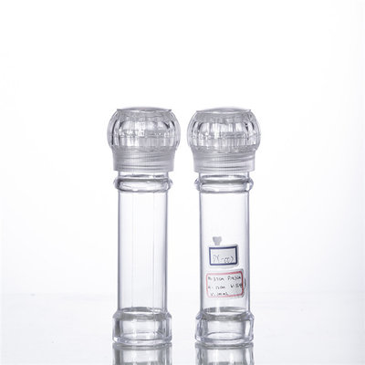 100ML salt and pepper shaker glass clear spice bottle for kitchen with plastic cap