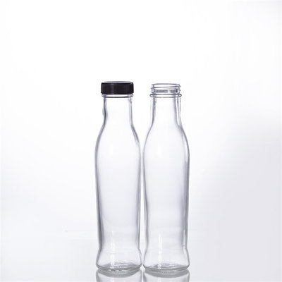10OZ sauce dressing bottle empty clear glass jam bottle for kitchen wholesale from China