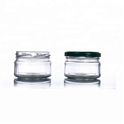 120ml fancy small round glass jar for food canning canada wholesale