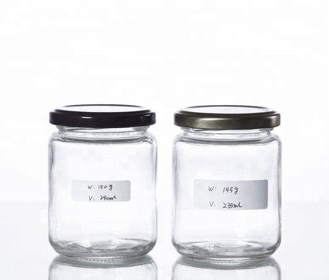 120ml fancy small round glass jar for food canning canada wholesale