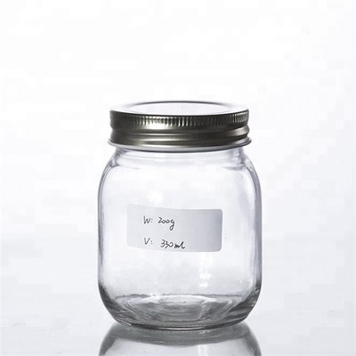 300ml regular mouth glass ball mason jar for canned food jams / preserves / chutneys