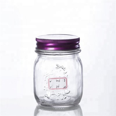 300ml regular mouth glass ball mason jar for canned food jams / preserves / chutneys