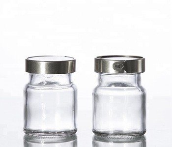 70ml glass bird nest bottle with aluminum lid china manufacturer
