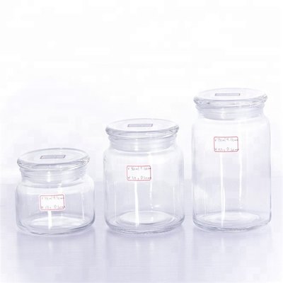 350ML 500ML 750ML series of half gallon glass vintage storage candy jar