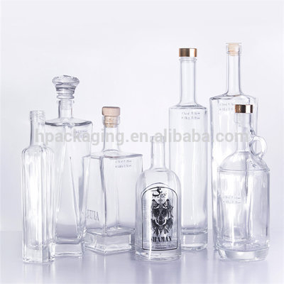 high-class 750ml extra flint glass wine bottle glass alcohol bottle china manufacturer