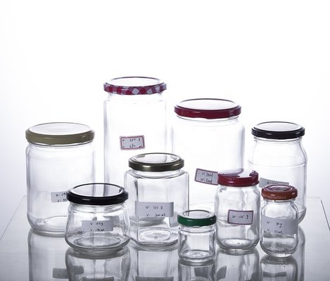 wholesale 750ml hexagon glass honey jars with metal screw lid