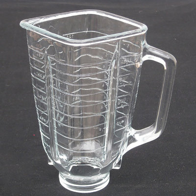 VASO DE VIDRIO PARA LICUADORA 4655 1.25L transparent blender replacement spare parts square glass jar
