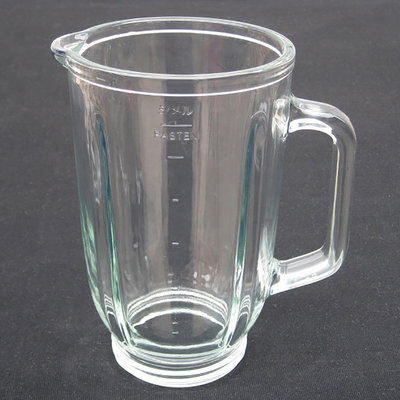 Factory price Electric 1L  transparent Blender replacement spare parts glass jar 176 VASO DE VIDRIO PARA LICUADORA