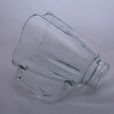 China Guangdong manufacturer 1.75L  transparent Oster plum shape spare parts replacement blender glass cup /jar