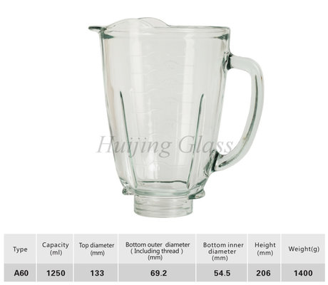 whole sale guangdong province factory direct 1.25L  transparent national juicer blender parts blender replacement parts