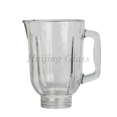 1.25L home electrical appliances Food Grade blender glass jar spare parts VASO DE VIDRIO PARA LICUADORA A110