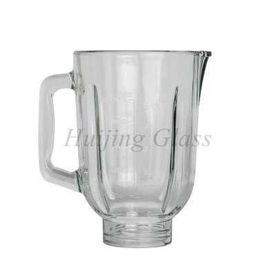 1.25L home electrical appliances Food Grade blender glass jar spare parts VASO DE VIDRIO PARA LICUADORA A110