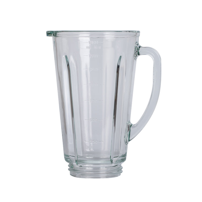 1.8 LFactory best price electrical round shaded juicer blender spare parts recycled glass jar 210
