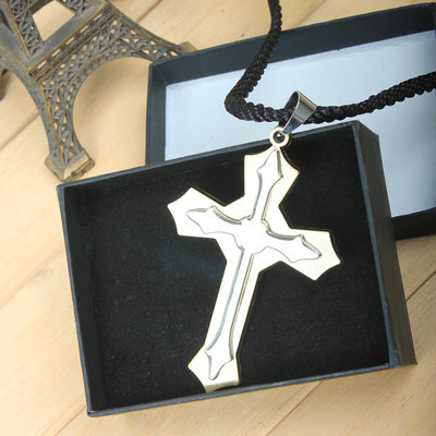 New pendant series of men's religious jewelry cross necklace pendant theme  QNN4004