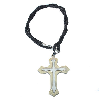 New pendant series of men's religious jewelry cross necklace pendant theme  QNN4004