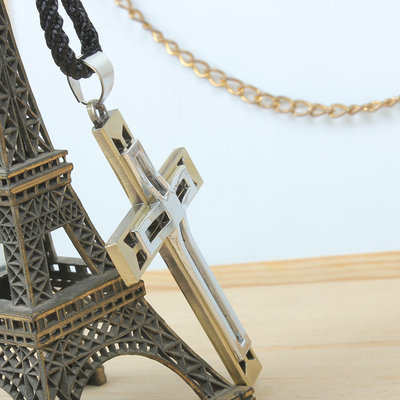 New Christian cross pendant titanium steel  cross pendant for men pendant women QNN4006