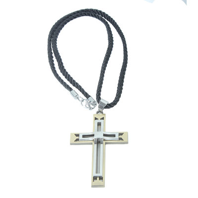 New Christian cross pendant titanium steel  cross pendant for men pendant women QNN4006