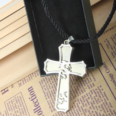 Cross pendant wholesale Chinese style dragon jewelry fashion titanium steel pendant jewelry pendant QNN4009