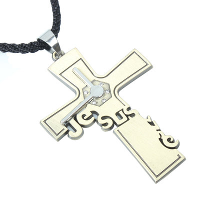 Jesus cross pendant diamond cross necklace wholesale Europe and America QNN4010