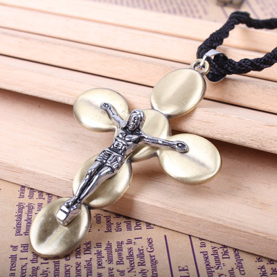 New theme jewelry cross pendant jewelry wholesale Christian crosses QNN4012