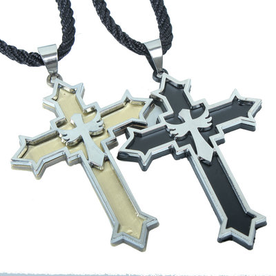New theme series Christian cross necklace jewelry wholesale jewelry angel pendants QNN4014