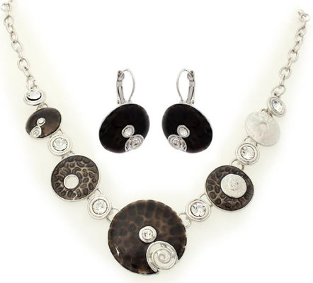 Round red necklace round earrings necklace threaded necklace tortillas BJX4306