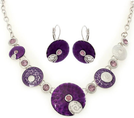 Round red necklace round earrings necklace threaded necklace tortillas BJX4306