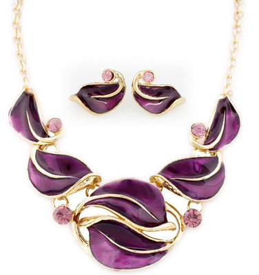 New jewelry leaf necklace leaf earrings leaves necklace  BJX4313