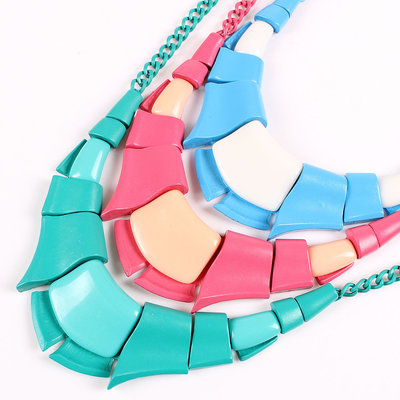 New wave clavicle chain necklace Book page necklace Wave Earrings  Waves necklace wholesale MD1433