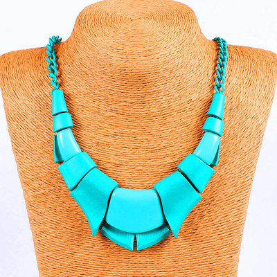 New wave clavicle chain necklace Book page necklace Wave Earrings  Waves necklace wholesale MD1433