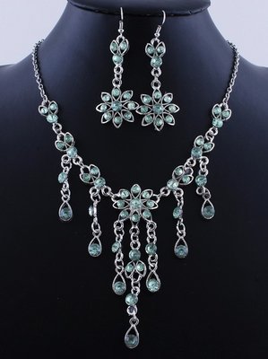 Fashion alloy necklace Tassel earrings Bridal Jewelry Sets tassels 19770