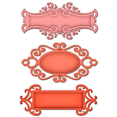 New DIY kit letter template Rectangle etched pattern ET-6507