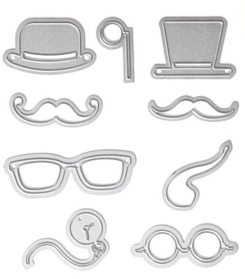 DIY kit beard eye template indentation ET-6511