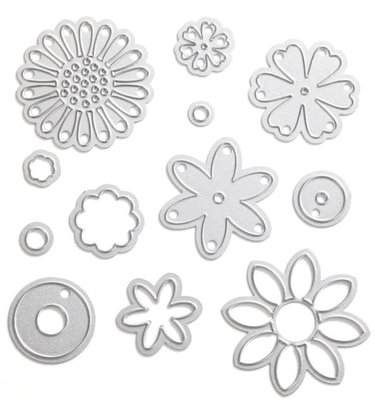 DIY Motif  petals scrapbook Motif Die Petals embossing file 3941