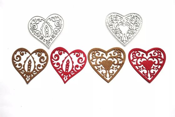 Magnetic dies Love steel die cuts embosses Scrapbook Templates Love die Candles Die DM-904