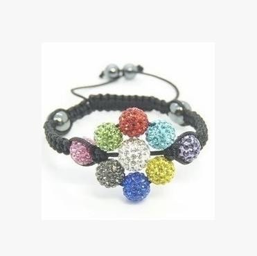 Tresor Paris Shambhala Flower Bracelet Hand-Woven Shamballa Bracelets Wholesale