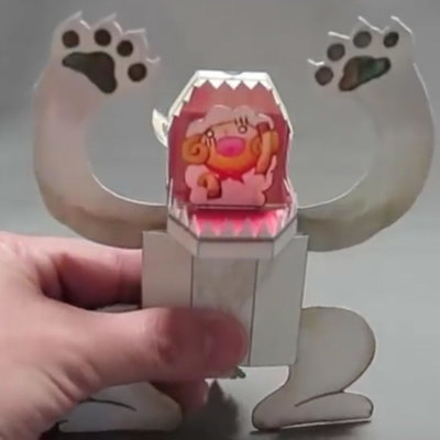 DIY Paper Toys Origami Toys Creative Cartoon Cute Origami Paper Toys Organ Bounce Explosion Origami Toys