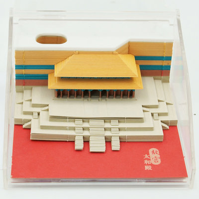 DIY Great Wall of China Omoshiroi Block 3D Post-it notes Convenience Stickers Papers Card Japan's Creative Sticker Post-