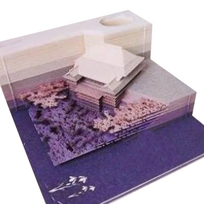DIY Great Wall of China Omoshiroi Block 3D Post-it notes Convenience Stickers Papers Card Japan's Creative Sticker Post-