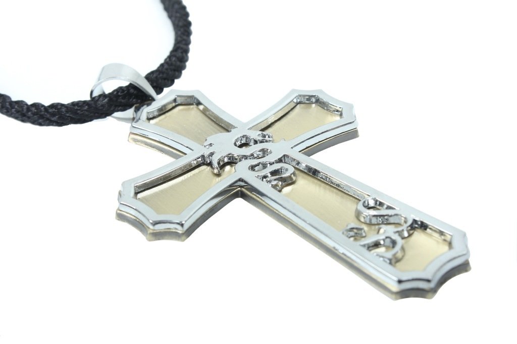 Cross pendant wholesale Chinese style dragon jewelry fashion titanium steel pendant jewelry pendant QNN4009