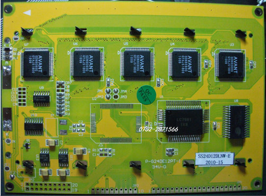 240x128 Graphic LCD Display, 240128 LCM, LC7981 Controller  Blue LCD White Color P-G24DE12PT-E
