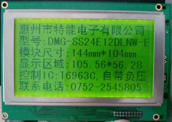 240x128 Graphic LCD Display, equivalent TRULY CMS-CG1N0274DYSY-W-E,MCG1N0274-A3-E