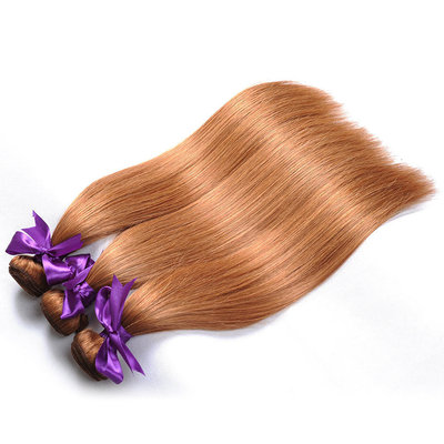 Gold Blonde Virgin Brazilian Curly Hair Bundle Deals Customized Length