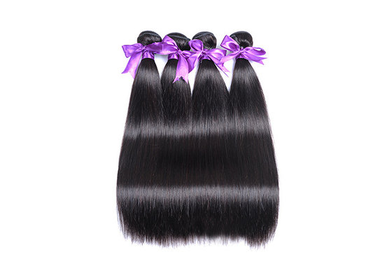 Natural Black Human Hair Bundles With Thick Healthy End Customized Size