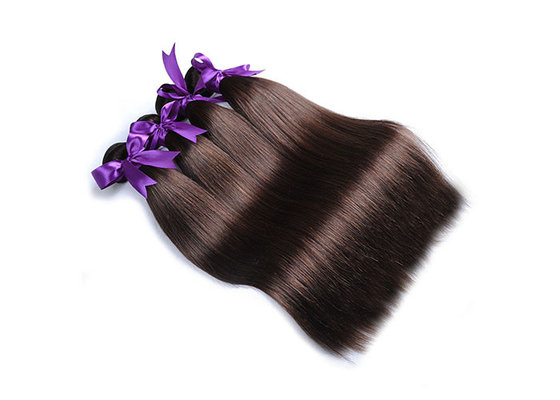 Dyed Human Hair Weave Bundles / Non Remy #4 Color Hair Weave Bundles