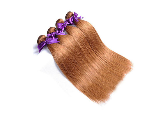 No Animal Unprocessed Human Hair Bundles Double Machine Weft Four Pieces