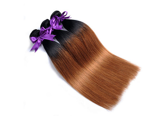 Soft 1B30 Blonde Malaysian Hair Bundles With Closure Long Lasting Wear