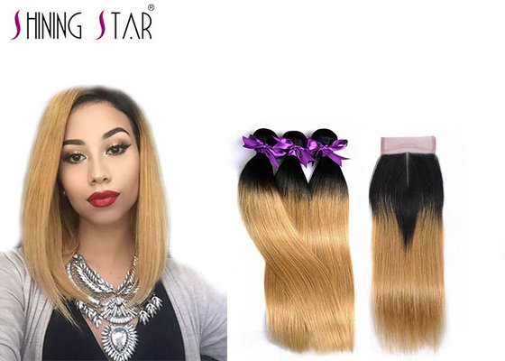 3 Blonde Unprocessed Peruvian Hair Bundles For Girls 8a Grade Nice Shine