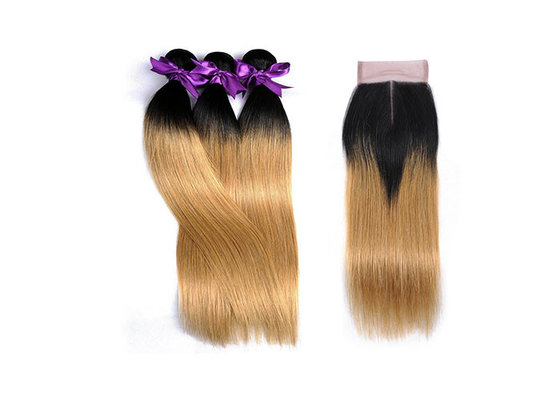 3 Blonde Unprocessed Peruvian Hair Bundles For Girls 8a Grade Nice Shine