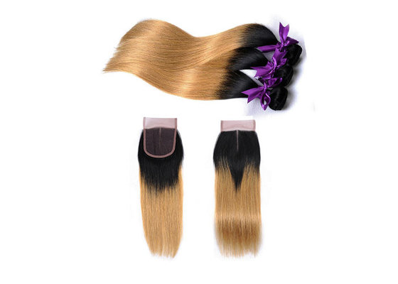 3 Blonde Unprocessed Peruvian Hair Bundles For Girls 8a Grade Nice Shine